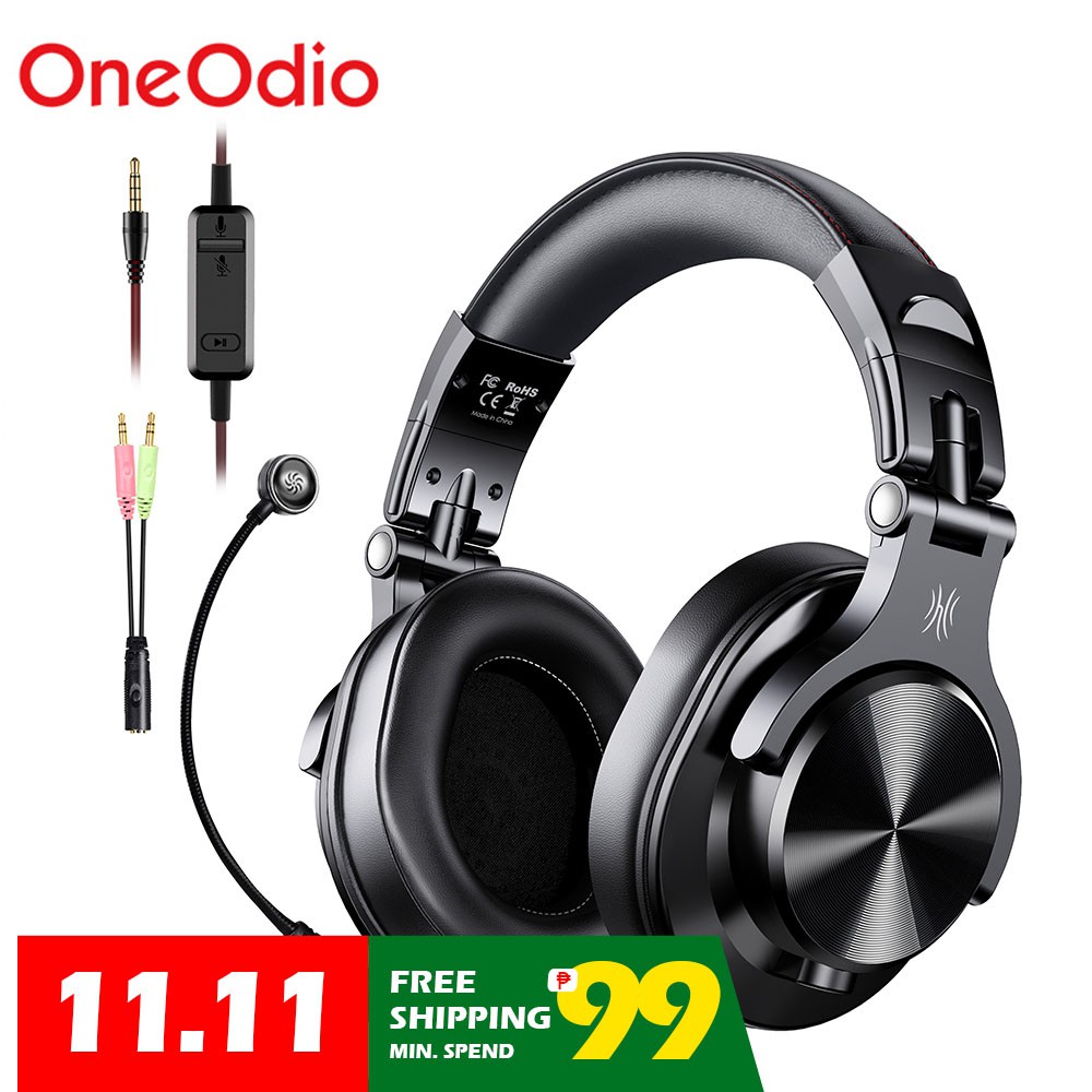 Oneodio A71 Professional Microphone DJ Headphones Portable Wired ...