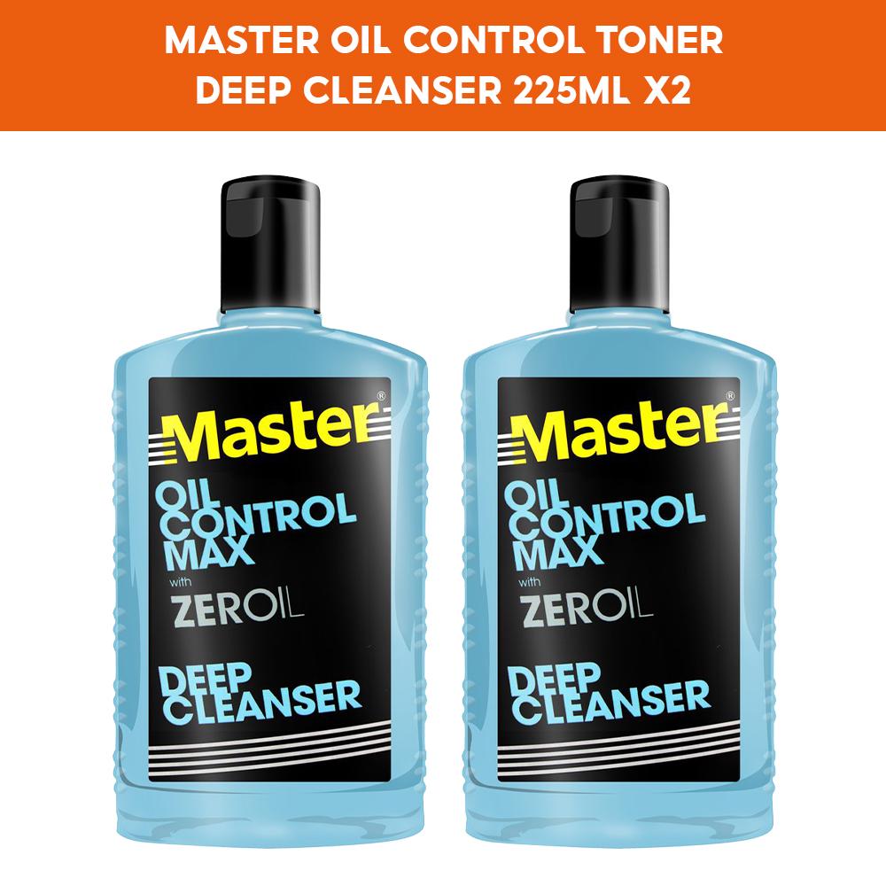 Master Oil Control Toner Deep Cleanser 225mL X2 | Shopee Philippines