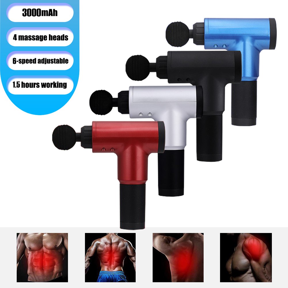 Massage Gun Fascia Gun 6 Speed Adjustment Electric Massage Gun Handheld