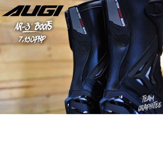 AUGI BOOTS AR3 BLACK | Shopee Philippines