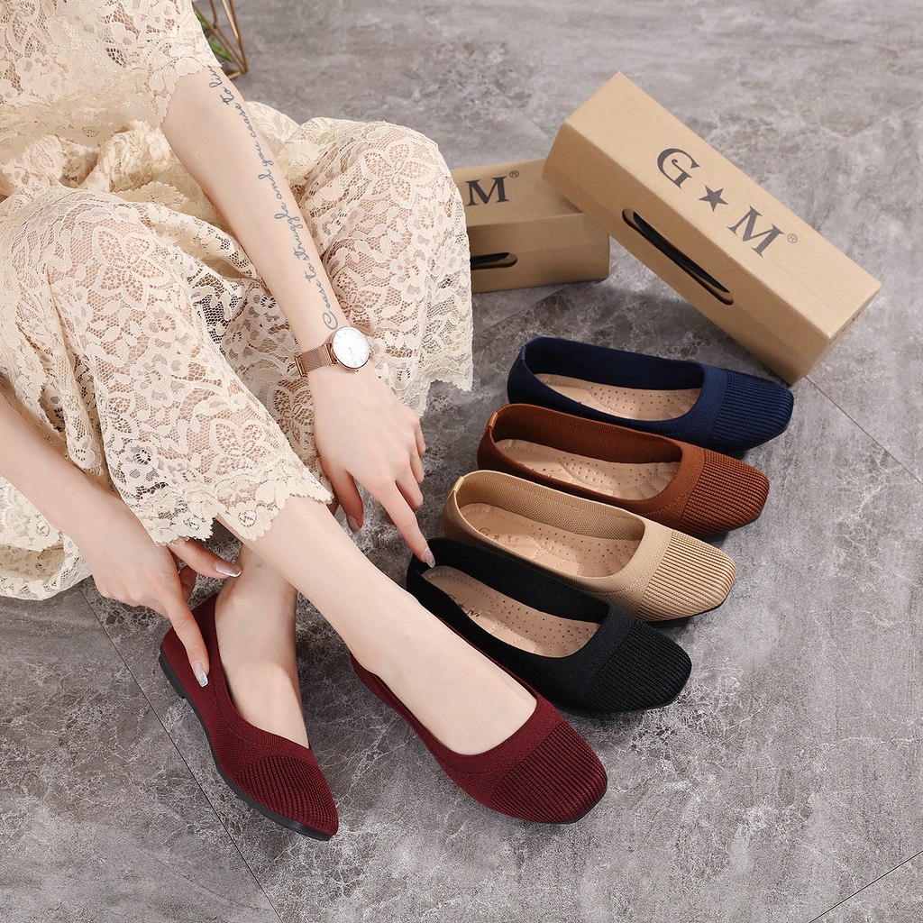 Fashion Women Doll Shoes Office Flat Shoes Daily Loafer GM78-63 ...