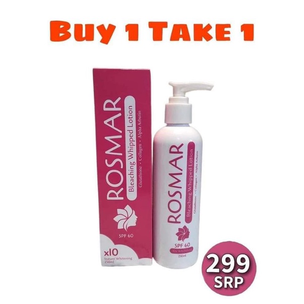 ROSMAR LOTION BUY 1 TAKE 1 (2 BOTTLES) | Shopee Philippines