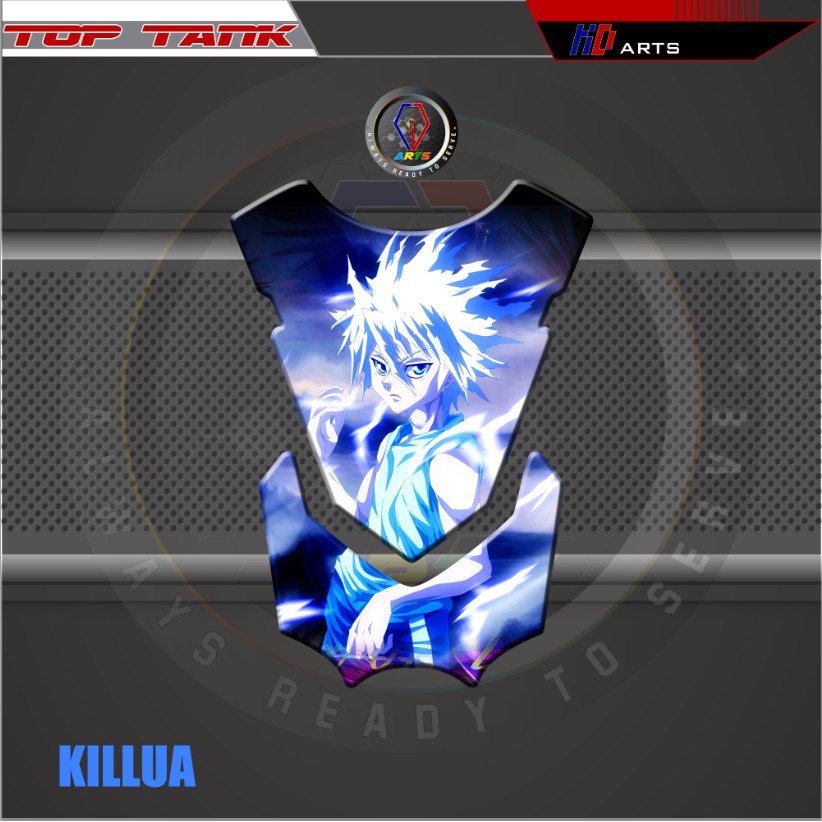 Top Tank Decals "Killua" : Customized Motorcycle Decals, Laminated, NO ...