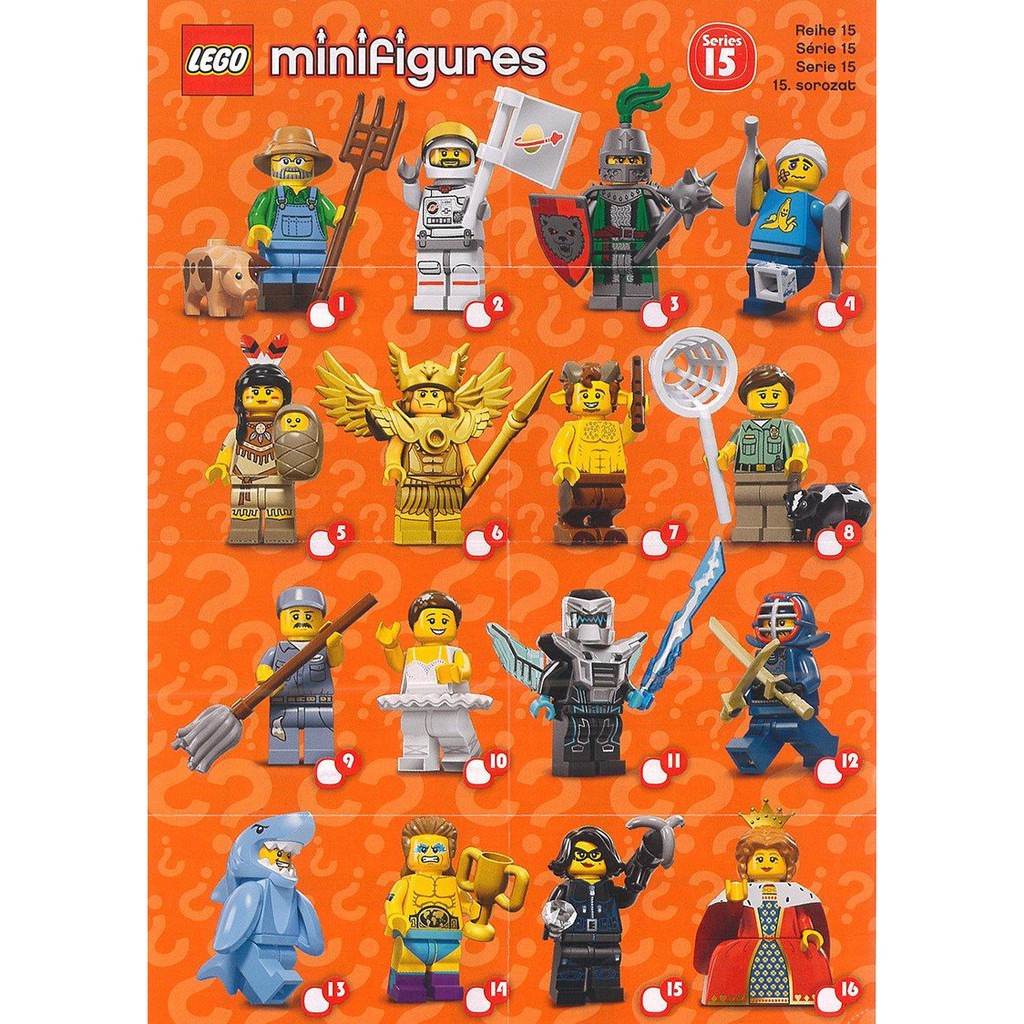 Lego CMS Minifigures Series 15 Select Figures 71011 Individual Sale ...