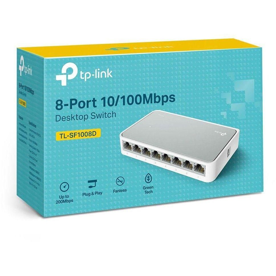 TP LINK TL SF1008D 8 Port Fast Ethernet Switch 10 100Mbps Switch Hub