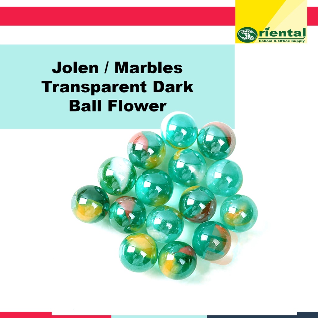 Jolen / Marbles - Transparent Dark Ball Flower - Sold Per Pack | Shopee ...
