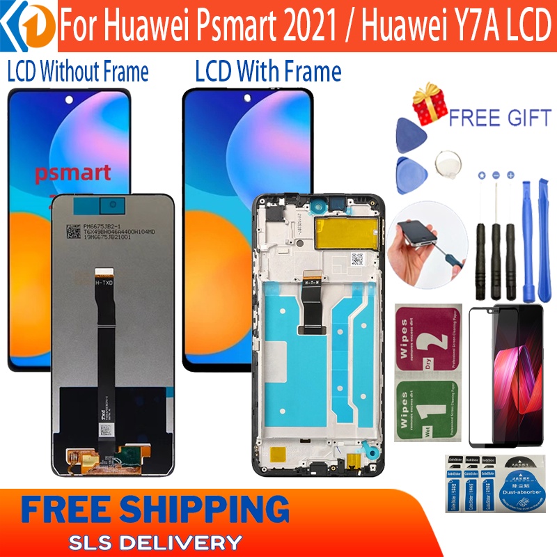 Original For Huawei Psmart 2021 / Huawei Y7A LCD Display Screen With ...