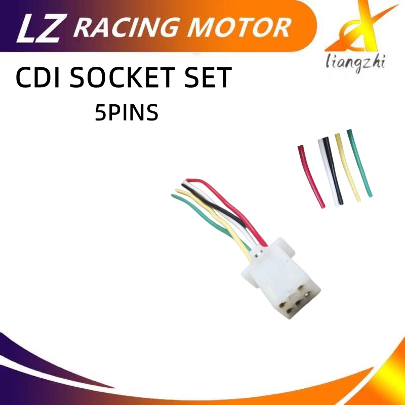 MOTORCYCLE PARTS CDI SOCKET SET 5PINS | Shopee Philippines