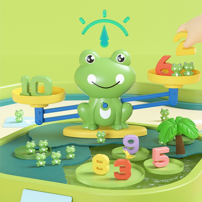 Children's mathematical arithmetic practice frog Libra Baby Educational ...
