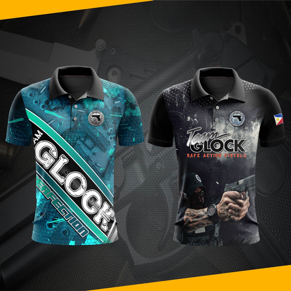 GLOCK POLO SHIRT FULL SUBLIMATION 02 | Shopee Philippines