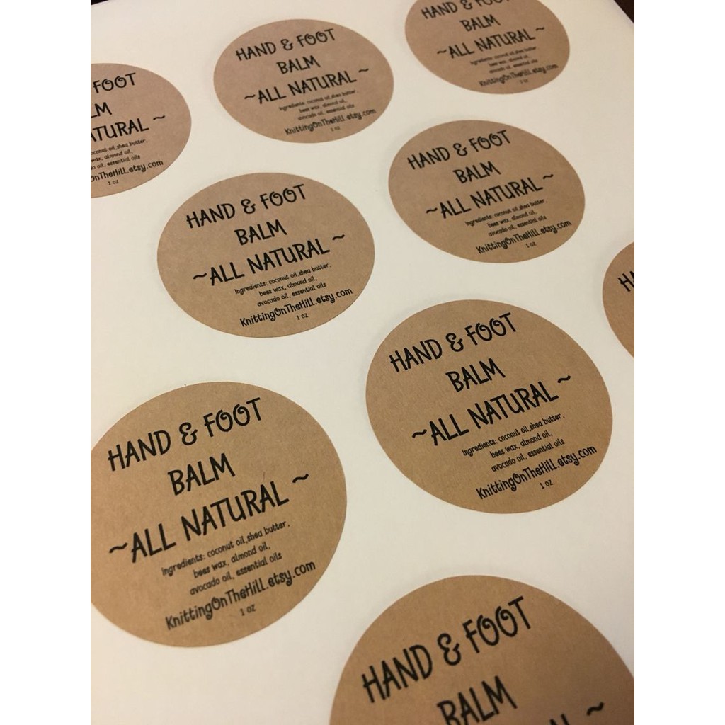 Personalized Waterproof Sticker Label/LOGO for your products [20-35pcs ...