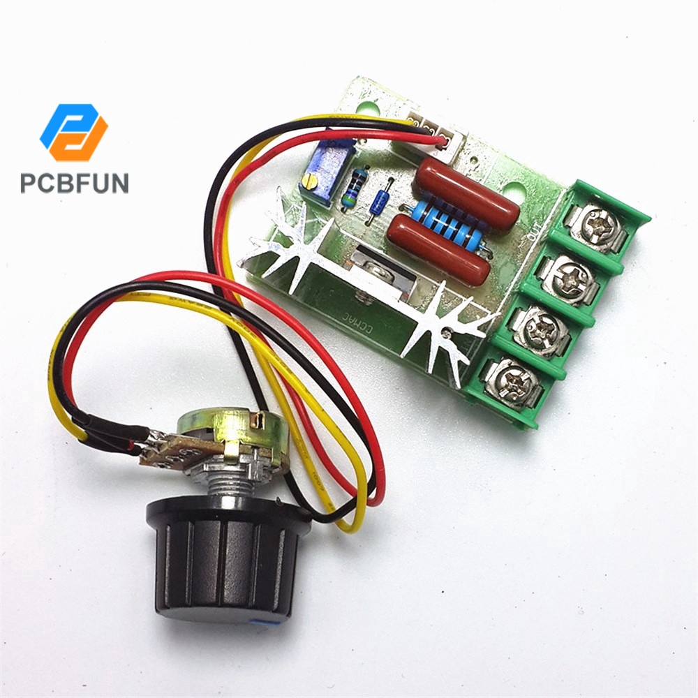 Pcbfun 2000W Scr Voltage Regulator Switch Motor Speed Controller Ac 50 ...