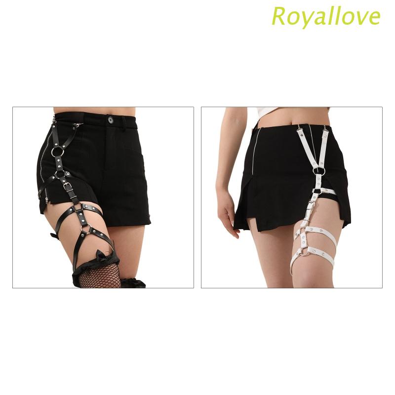 royal Waist Garter Belt Punk Body Harness Leg Loops Thigh Garter ...