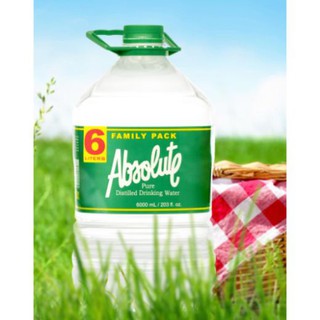 Absolute Distilled Drinking Water - 6000 ml | Shopee Philippines