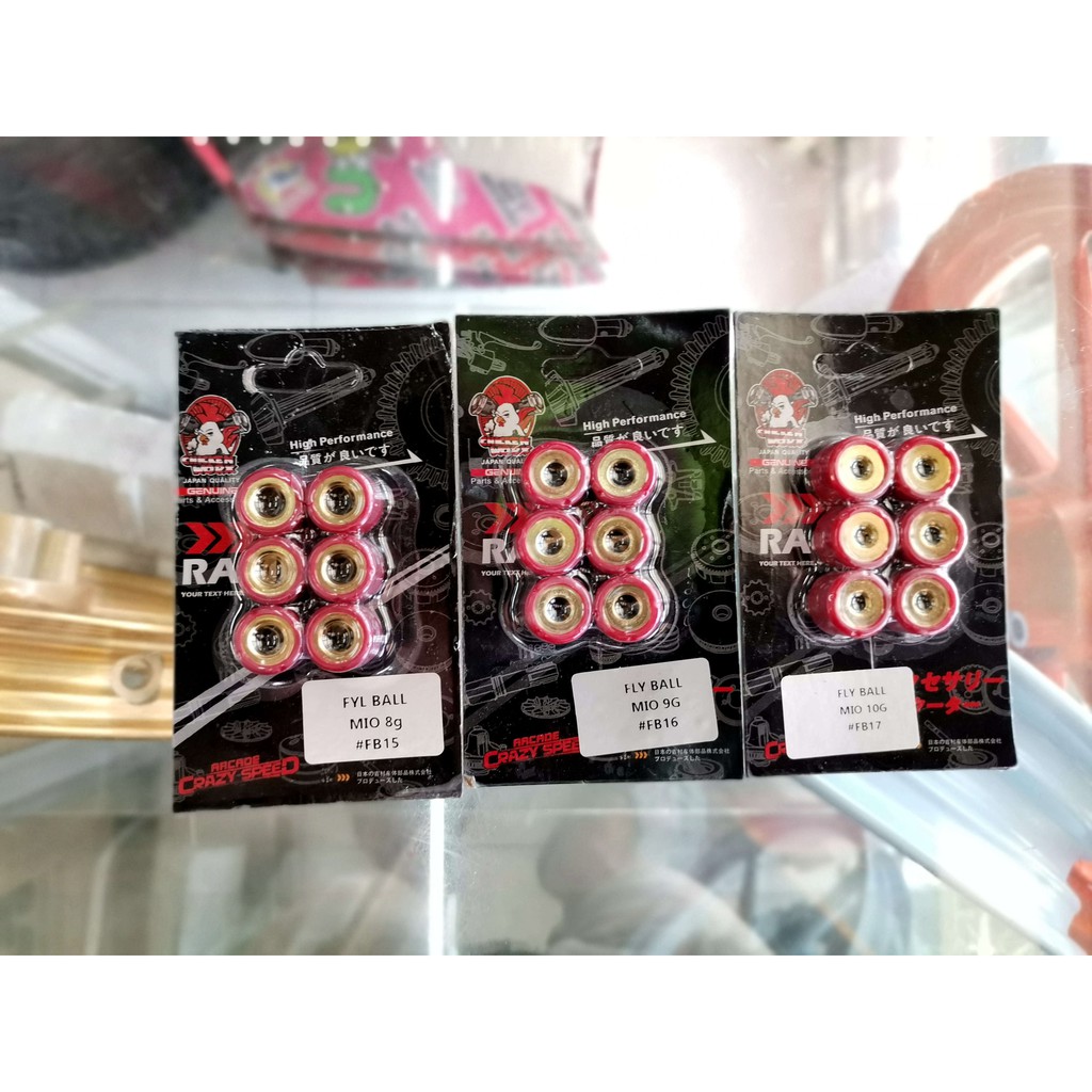 chicken worx yamaha mio sporty fly ball 8-12G | Shopee Philippines