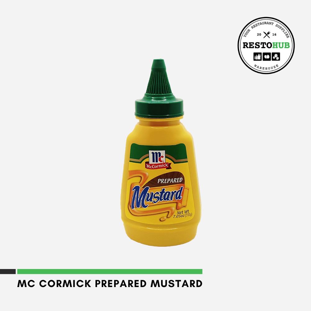 Mccormick Prepared Mustard 200g / Keto / Low Carb Diet Friendly ...