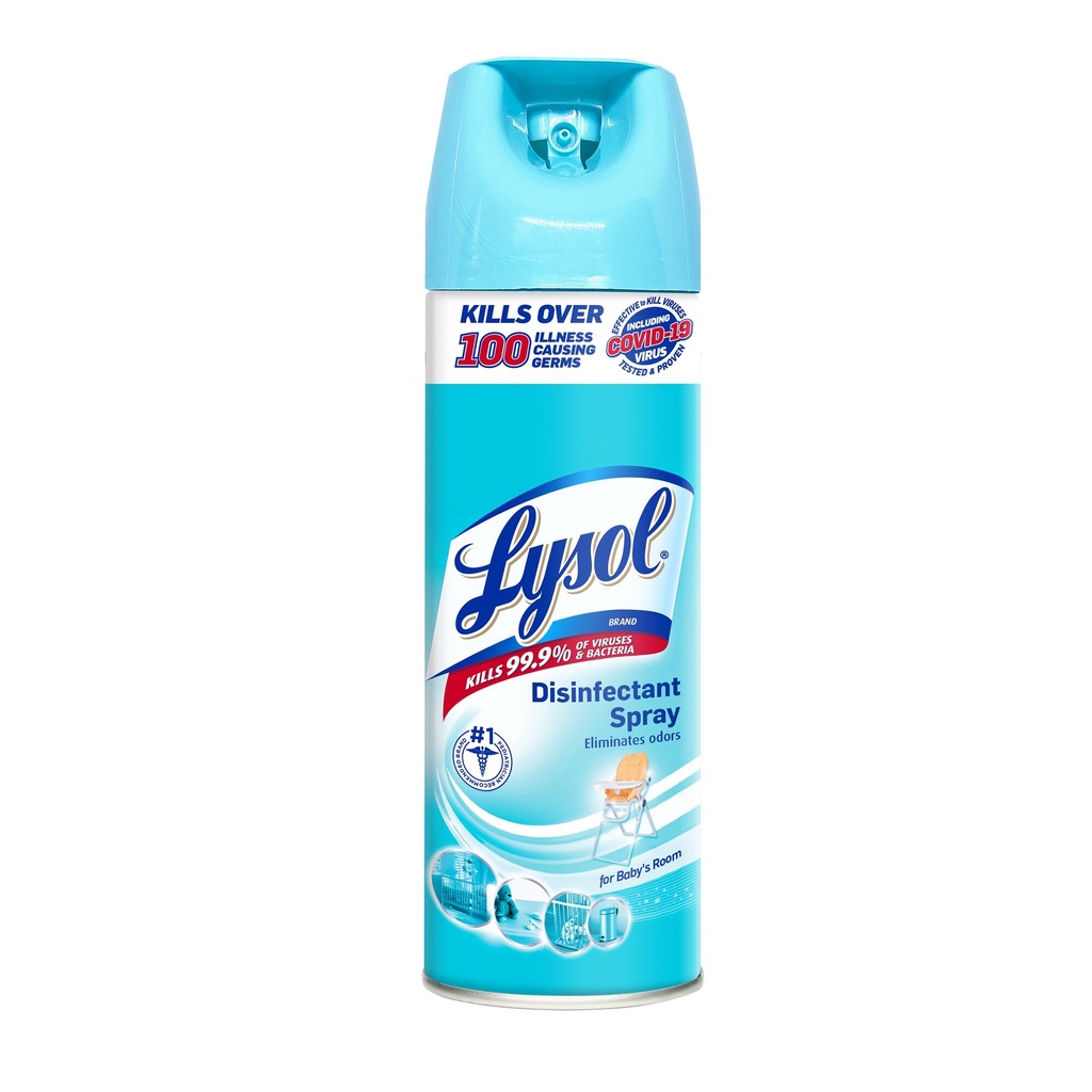 LYSOL Disinfectant Spray Baby's Room 510G | Shopee Philippines