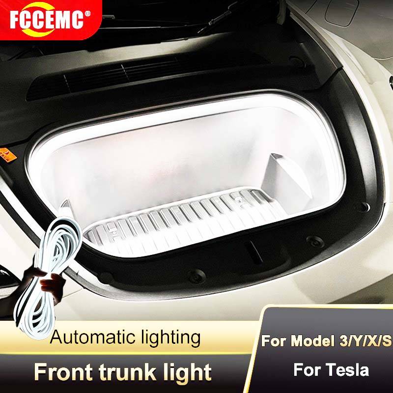 Car Front Trunk Intelligent Light Bar LED Strip Modified Lighting For ...