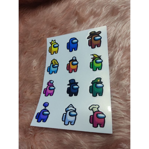 Among Us Stickers/planner stickers/car stickers/cute stickers | Shopee ...