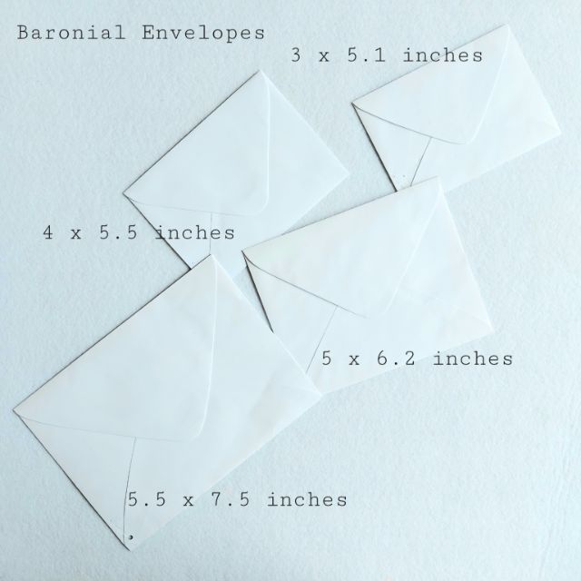Baronial Envelopes Pack Of 10pcs Shopee Philippines