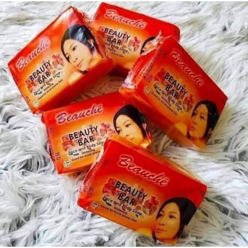 Beauche Beauty Bar 90g set of 5pcs (with Beauche logo on actual soap ...