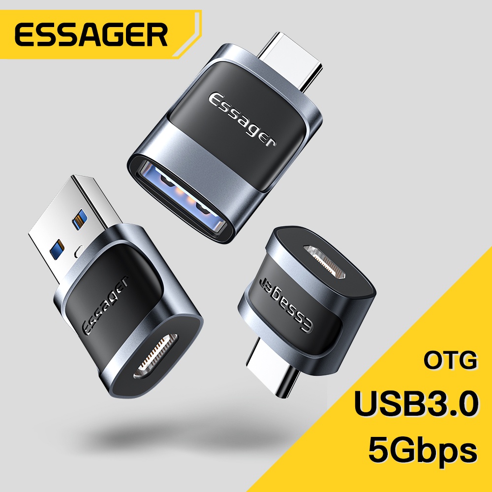 Essager type c adapter 3A current 5Gbps high speed transmission OTG ...