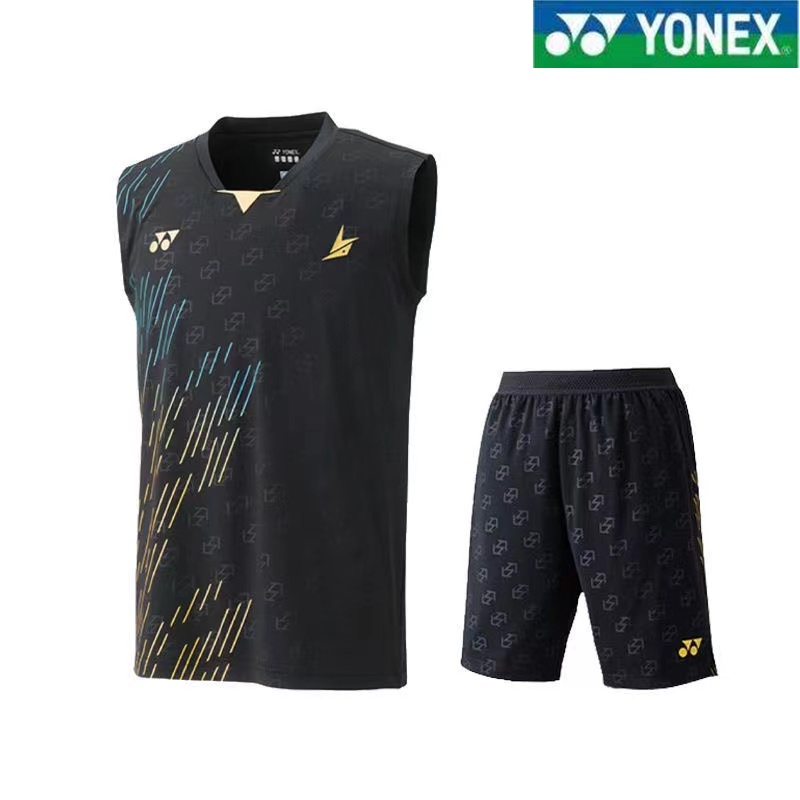 Yonex summer Lin Dan with the same badminton clothing sleeveless vest men's and women's jersey ...