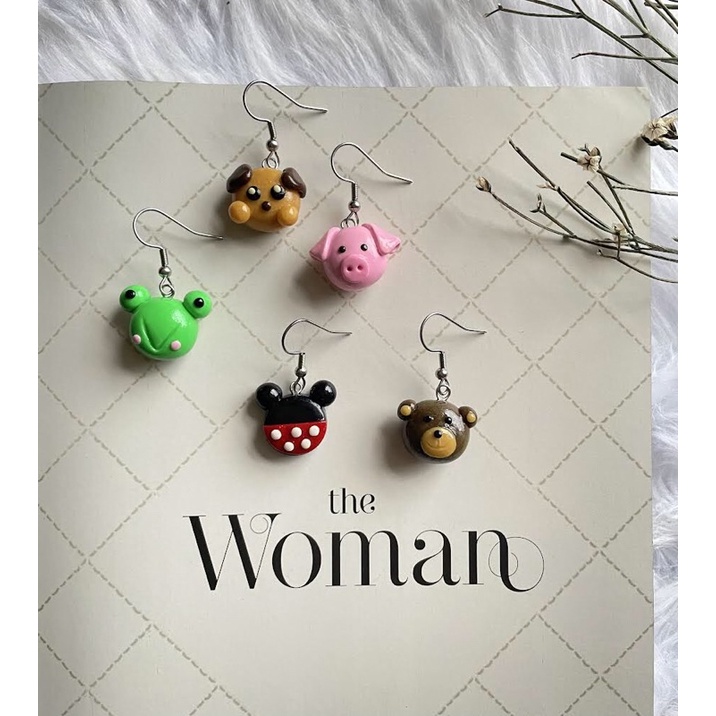 Kawaii Polymer Clay Animal Collection Mickey Mouse, Frog, Duck, sisiw ...