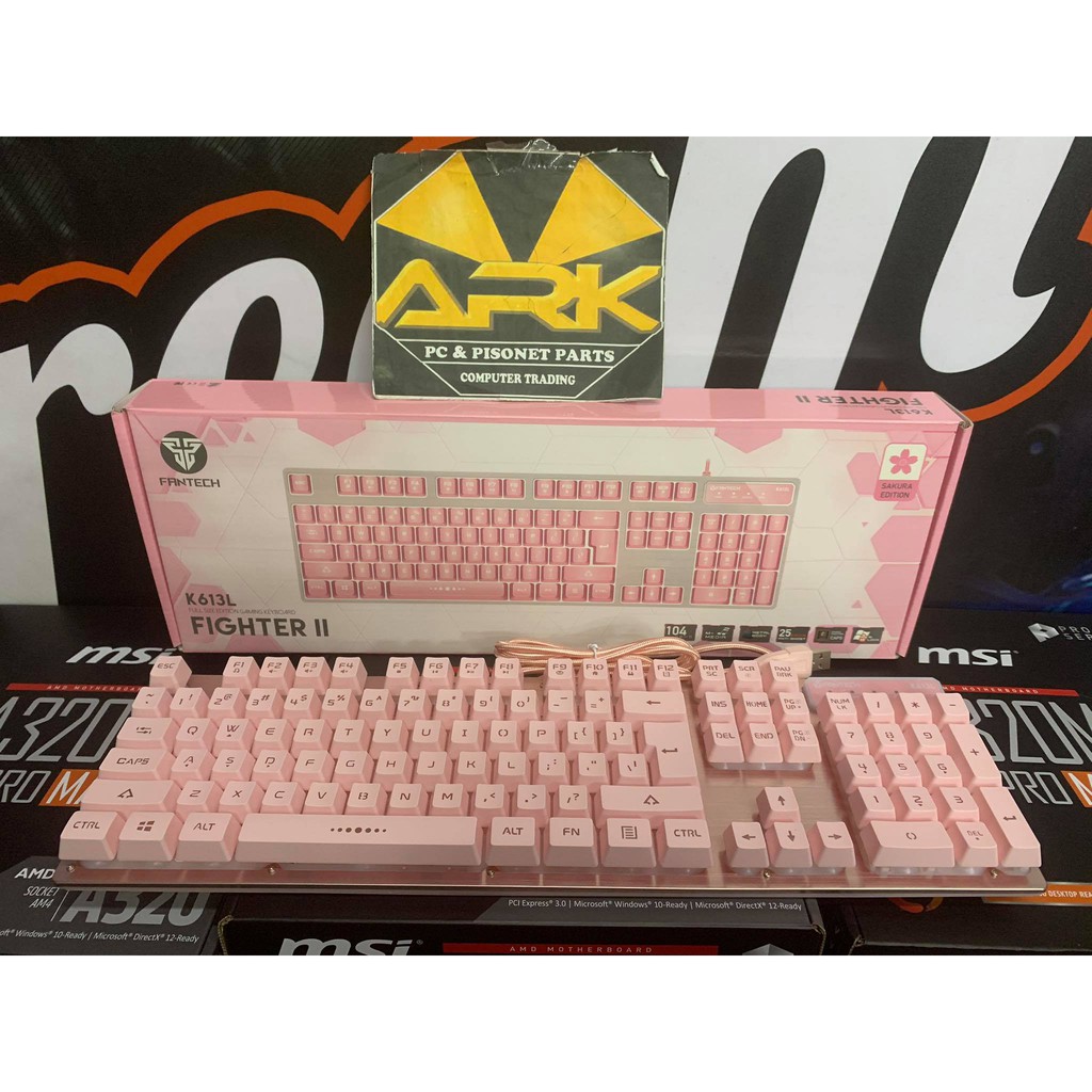 Fantech Sakura Edition Fighter II K613L Gaming Keyboard | Shopee ...