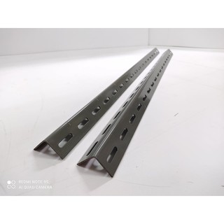 Slotted Angle Bar 1.5" x 1.5" x 2.0mm x 3feet (Gray) - 1pc. with Free ...