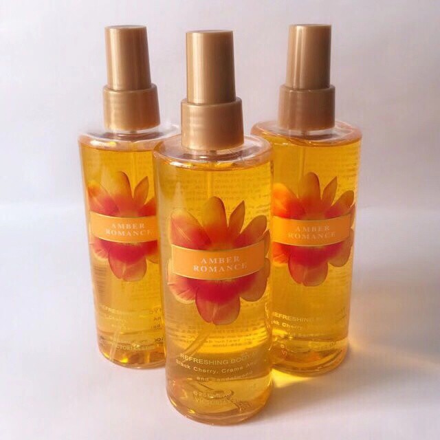 Body mist victoria secret perfume XS06-Victoria's Secret Amber Romance Fragrance Mist ( Perfume ...