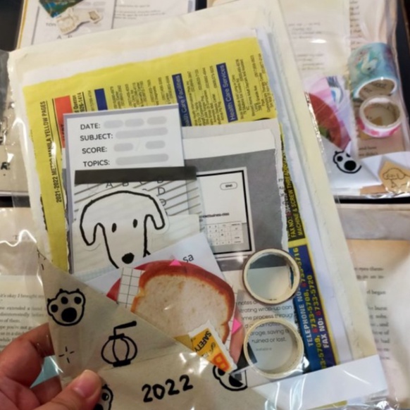 50 item pieces Random Scrap Journaling Kit | Different Scrap Journal ...