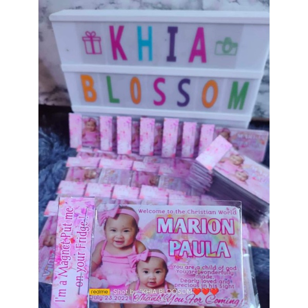 Souvenirs Ref Magnet ATM Size Costumize Minumum of 25Pcs | Shopee ...