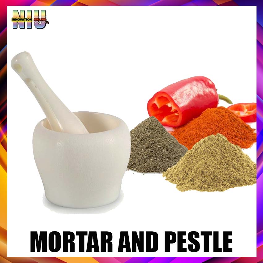 Mortar and Pestle Almires Solid PVC Food Grade Plastic Medicine Food ...