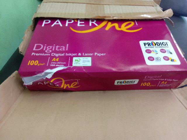 Paper One Copy Bond Paper 100gsm Sub 28 Long A4 Short 100 gsm | Shopee ...