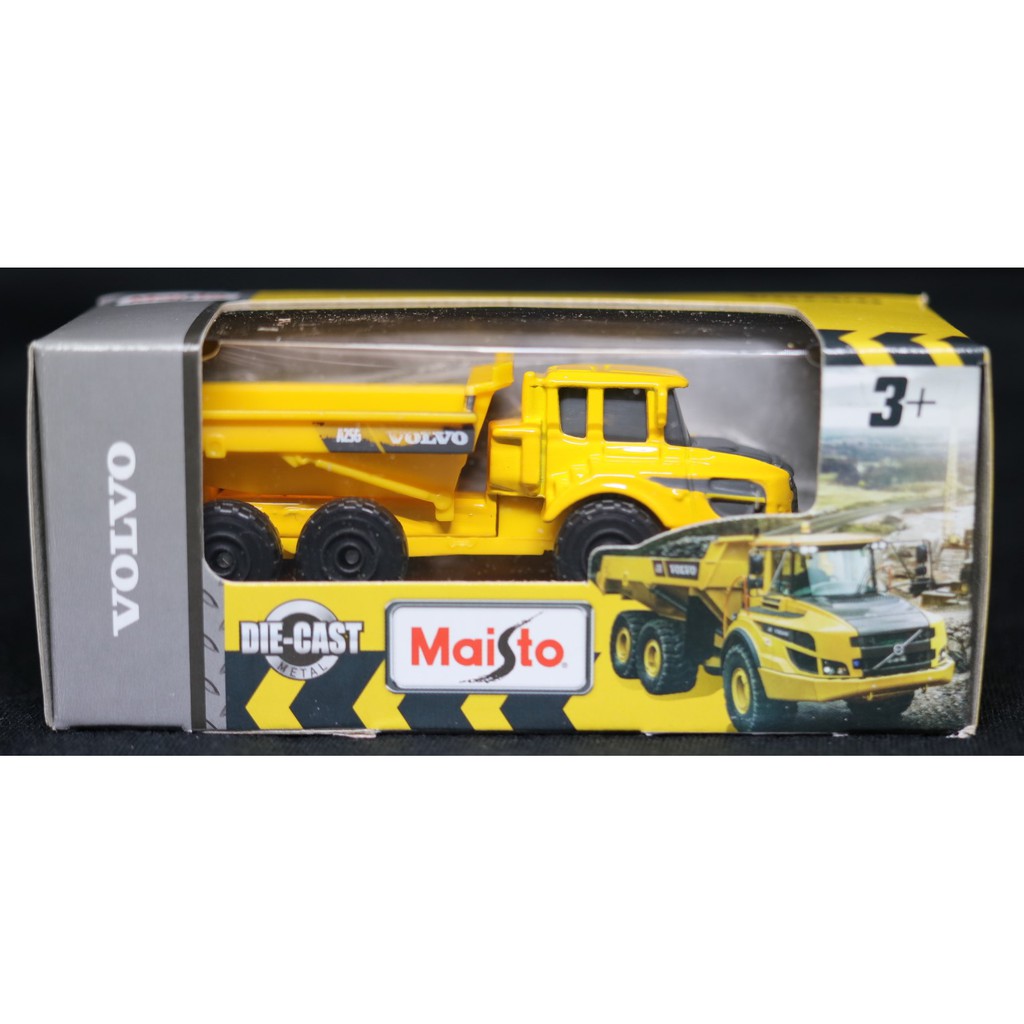 Maisto Volvo Construction 3" Die-Cast Metal Vehicle Toy | Shopee ...