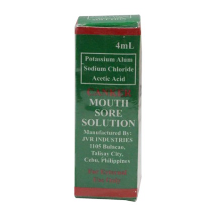 Canker mouth sore solution 4ml | Shopee Philippines