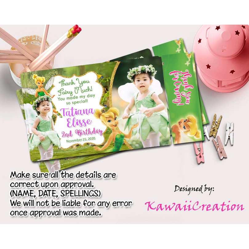 tinkerbell glittery ref magnet | Shopee Philippines