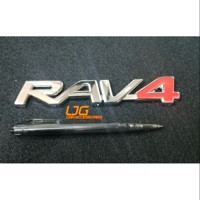 Toyota Rav-4 3D Car Emblem | Shopee Philippines