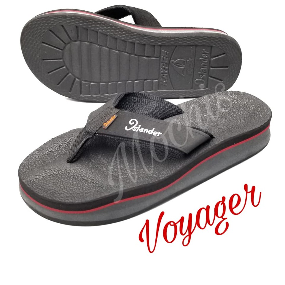 ISLANDER 'VOYAGER' MENS RUBBER FLIP FLOPS SLIPPERS (SUPER MAKAPAL ...