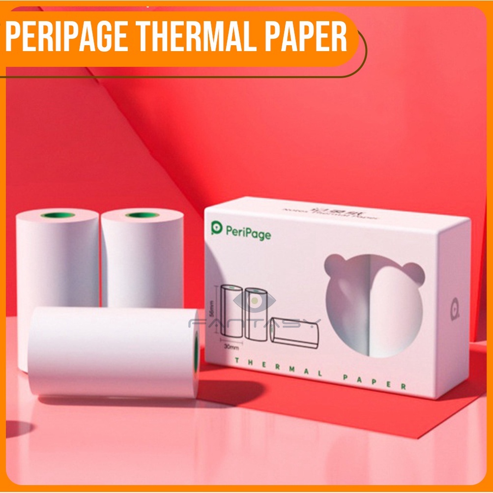 Peripage A6 Full Sticker Bpa-Free Adhesive Thermal Paper For Paerang P1 ...
