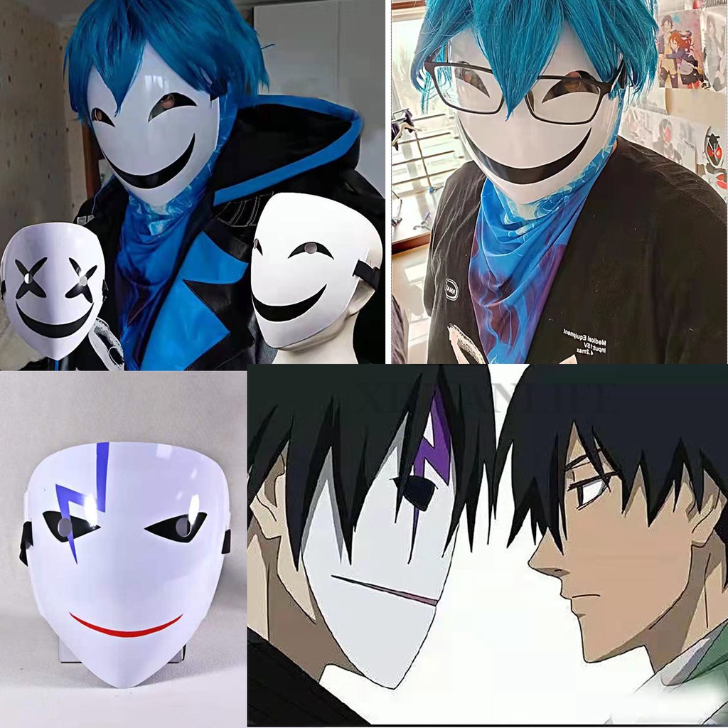 Halloween Cosplay Full Face Mask Anonymous Topeng Hacker Vendetta Clown ...