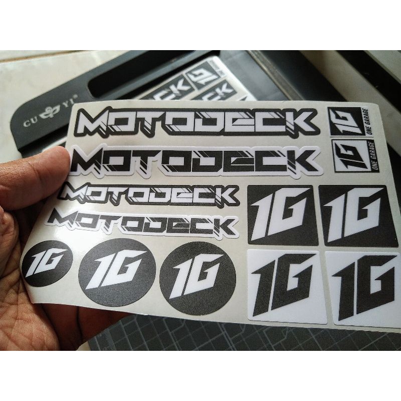 1g sticker set high quality print(for helmet) | Shopee Philippines