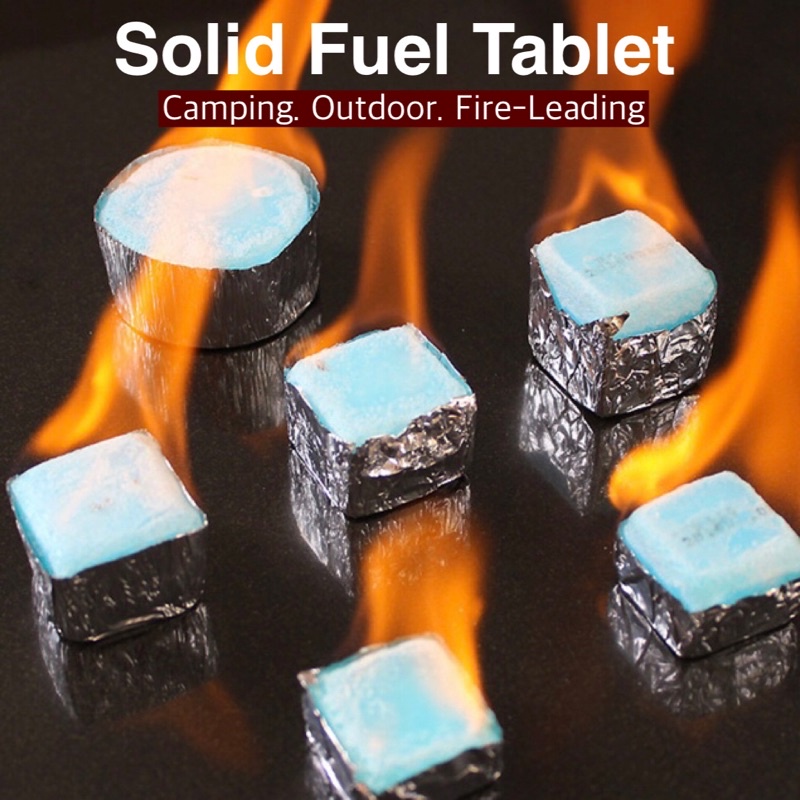 Solid Fuel Alcohol Tablet / Camping Cooking Outdoor Fire Starter 15g ...