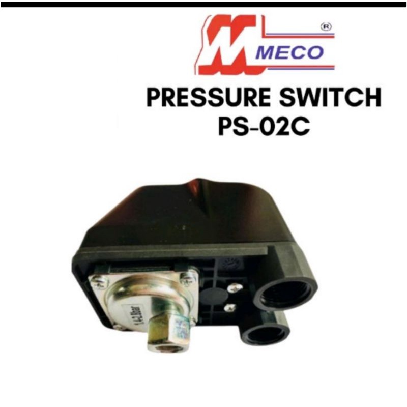 MECO PRESSURE SWITCH PS-02C AUTOMATIC PRESSURE SWITCH FOR JET PUMPS ...