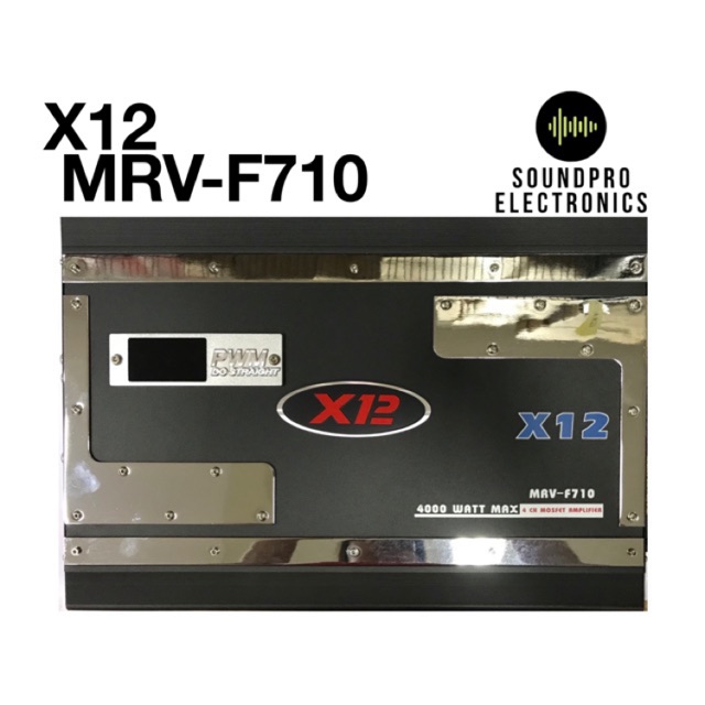 X12 MRV-F710 4 Channel High Performance Power Amplifier 4000W | Shopee ...