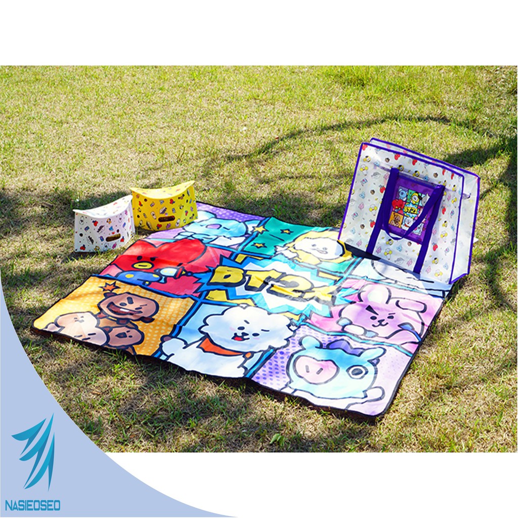 BT21 Vacation Park Picnic Mat | Shopee Philippines