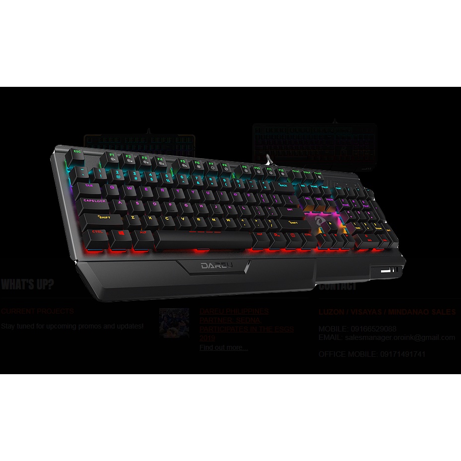 DareU EK526 Full waterproof optical switch mechanical Gaming Keyboard ...