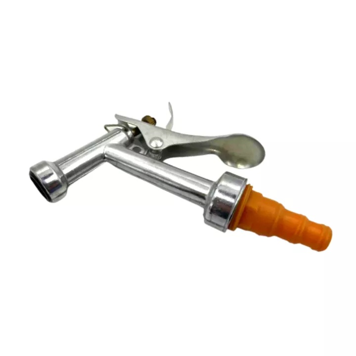 HOSE NOZZLE LEVER SPRAY CHROME GARDEN SPRAYER - UniTop