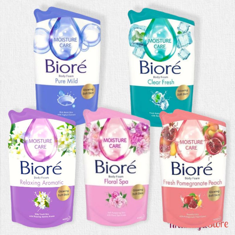 Biore Body refill 450ml 450 ml / Refillable Liquid Bath Soap Biore ...